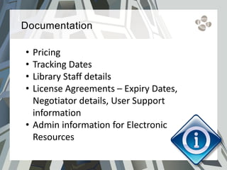 Electronic Resources Management workflow | PDF