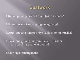 Ernani joson cuenco | PPTX