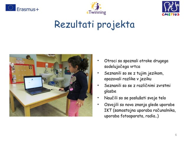 Primer dobre prakse, SKRIVNOST GLASBE , Vrtec Kurirček Logatec | PPT