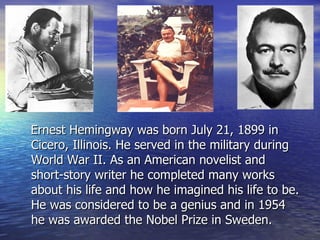Ernest Hemingway | PPT