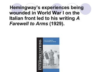 Ernest Hemingway | PPT