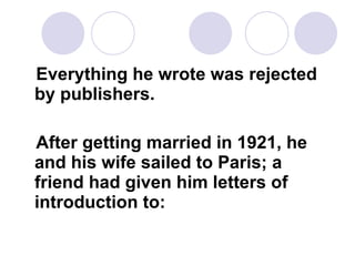 Ernest Hemingway | PPT