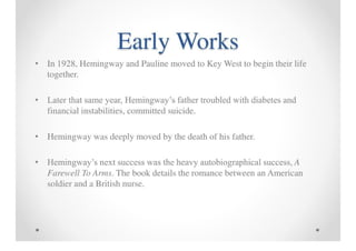 Ernest Hemingway | PDF | Death, Injury, or Military Conflict ...