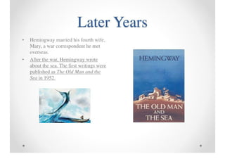 Ernest Hemingway | PDF | Death, Injury, or Military Conflict ...