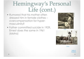 Ernest Hemingway | PDF | Death, Injury, or Military Conflict ...