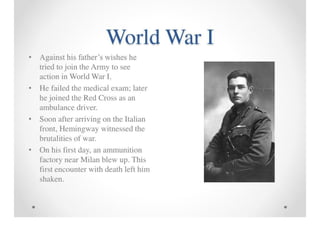 Ernest Hemingway | PDF | Death, Injury, or Military Conflict ...