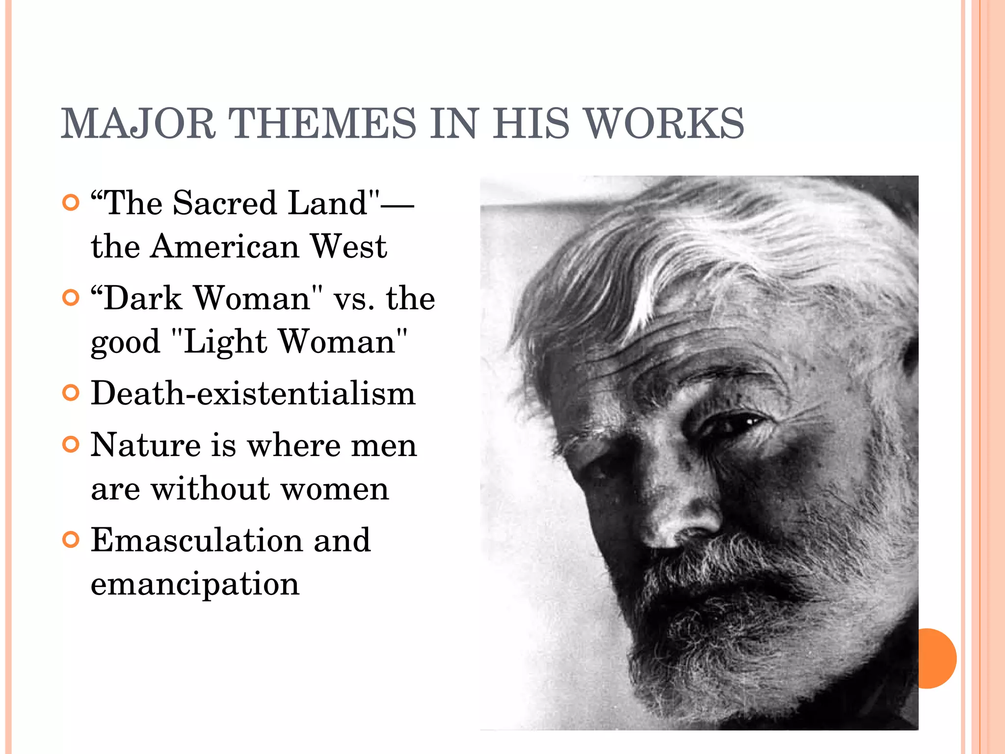 Ernest Hemingway Pptx | PPT