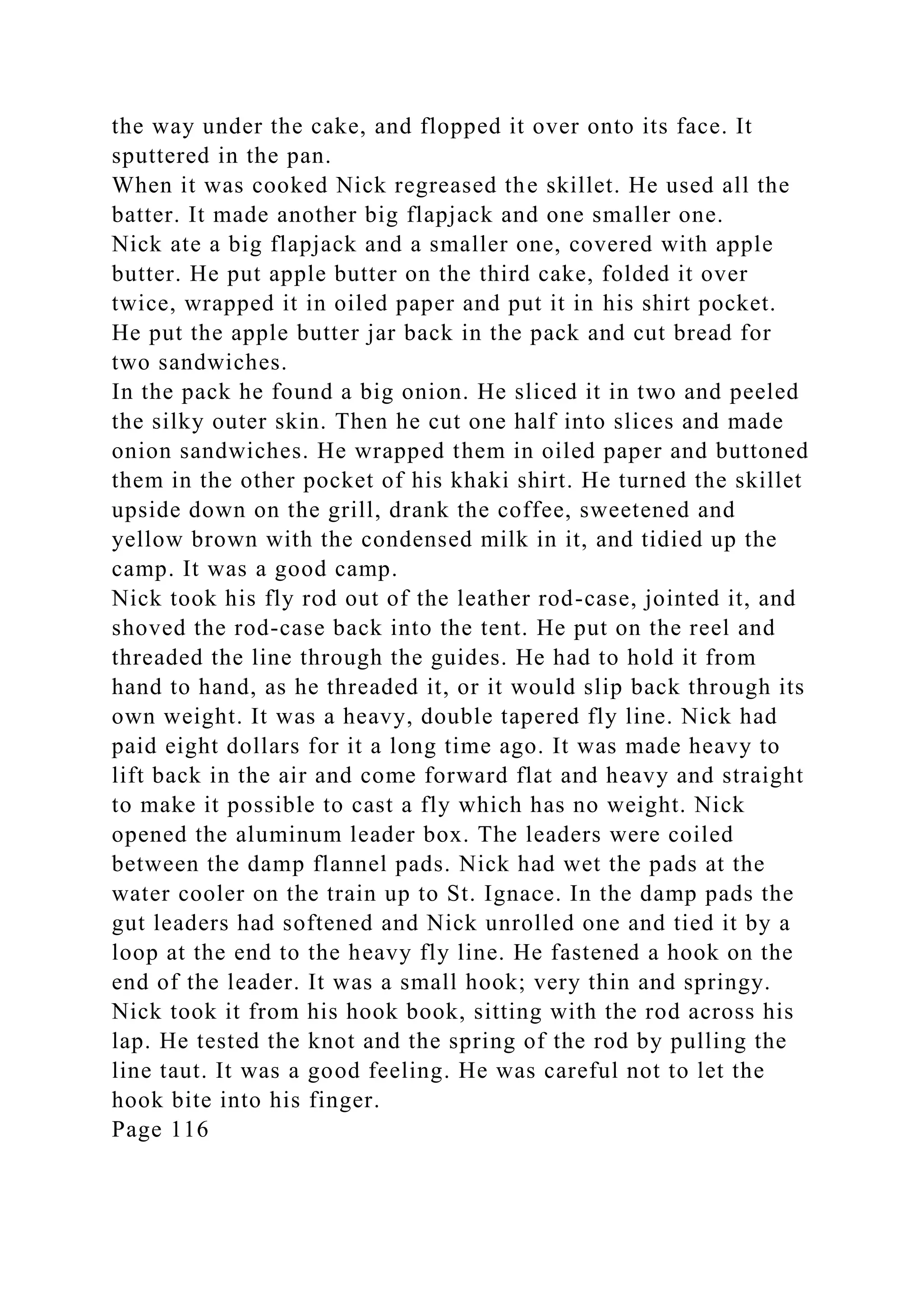 ERNEST HEMINGWAYBig Two-Hearted River Part I1The train went o.docx