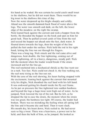 ERNEST HEMINGWAYBig Two-Hearted River Part I1The train went o.docx