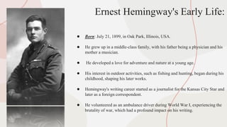 Ernest Hemingway's For Whom the Bell Tolls | PPTX