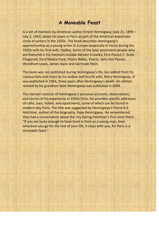 Ernest miller hemingway | DOCX