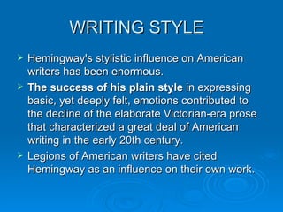 Ernest Miller Hemingway 9a | PPT