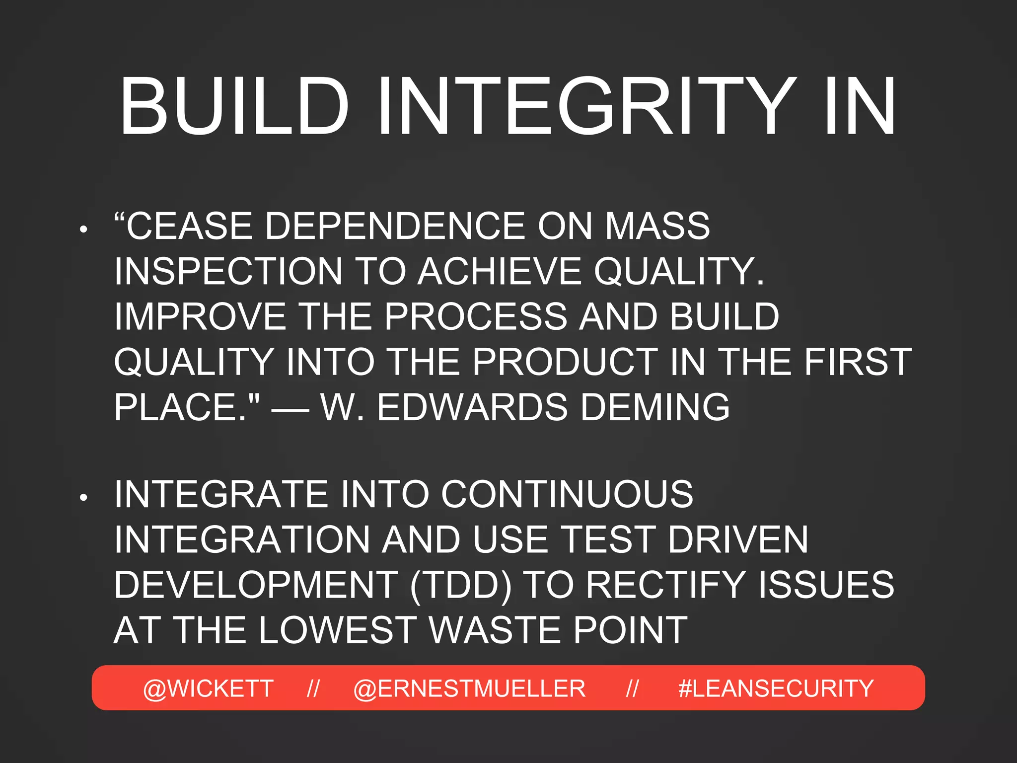 Lean Security | PPT