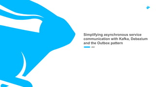 Simplifying asynchronous service communication with Kafka, Debezium and ...