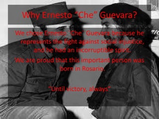 Ernesto "Che" Guevara's timeline | PPT