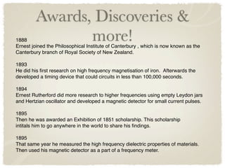 Ernest Rutherford | KEY | Chemistry | Science