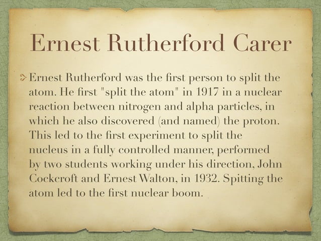 Ernest rutherford 2 | PPT