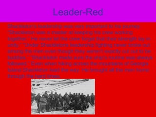 Ernest Shackleton Courage Project | PPTX