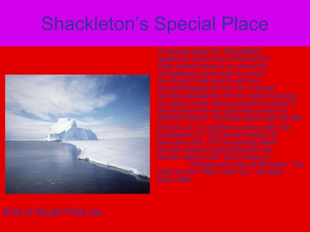 Ernest shackleton courage project | PPT