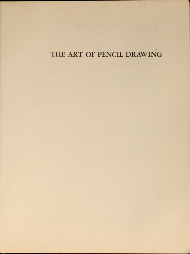 Ernest w. watson the art of pencil drawing (1985, watson-guptill ...