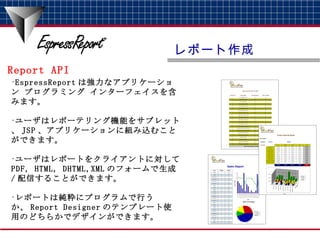 EspressReport | PPT | Databases | Computer Software and Applications