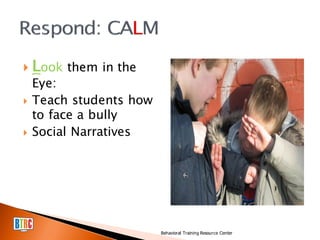 Recognize, Respond, Report: Preventing and Addressing Bullying of ...