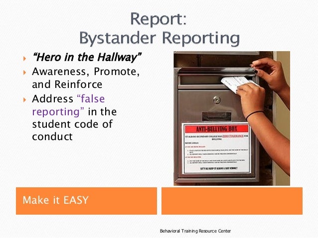 Recognize, Respond, Report: Preventing and Addressing Bullying of Stu… Recognize, Respond, Report: Preventing and Addressing Bullying of Stu…