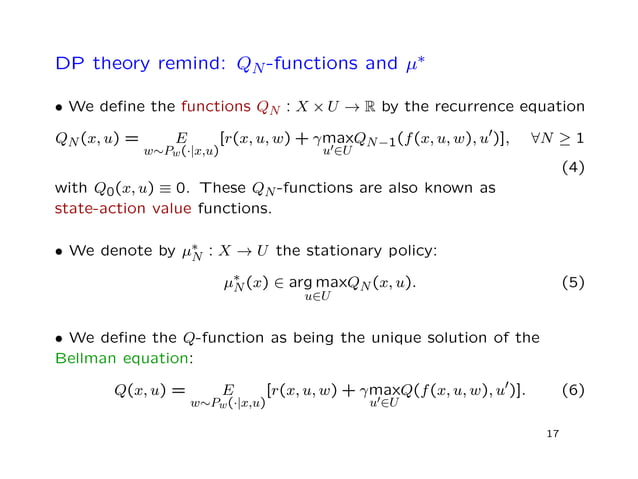 Reinforcement Learning For Data Driven Optimisation Ppt