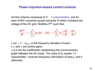 Multi-terminal HVDC systems and ancillary services | PPT
