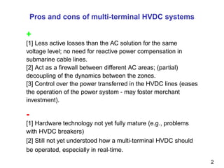 Multi-terminal HVDC systems and ancillary services | PPT