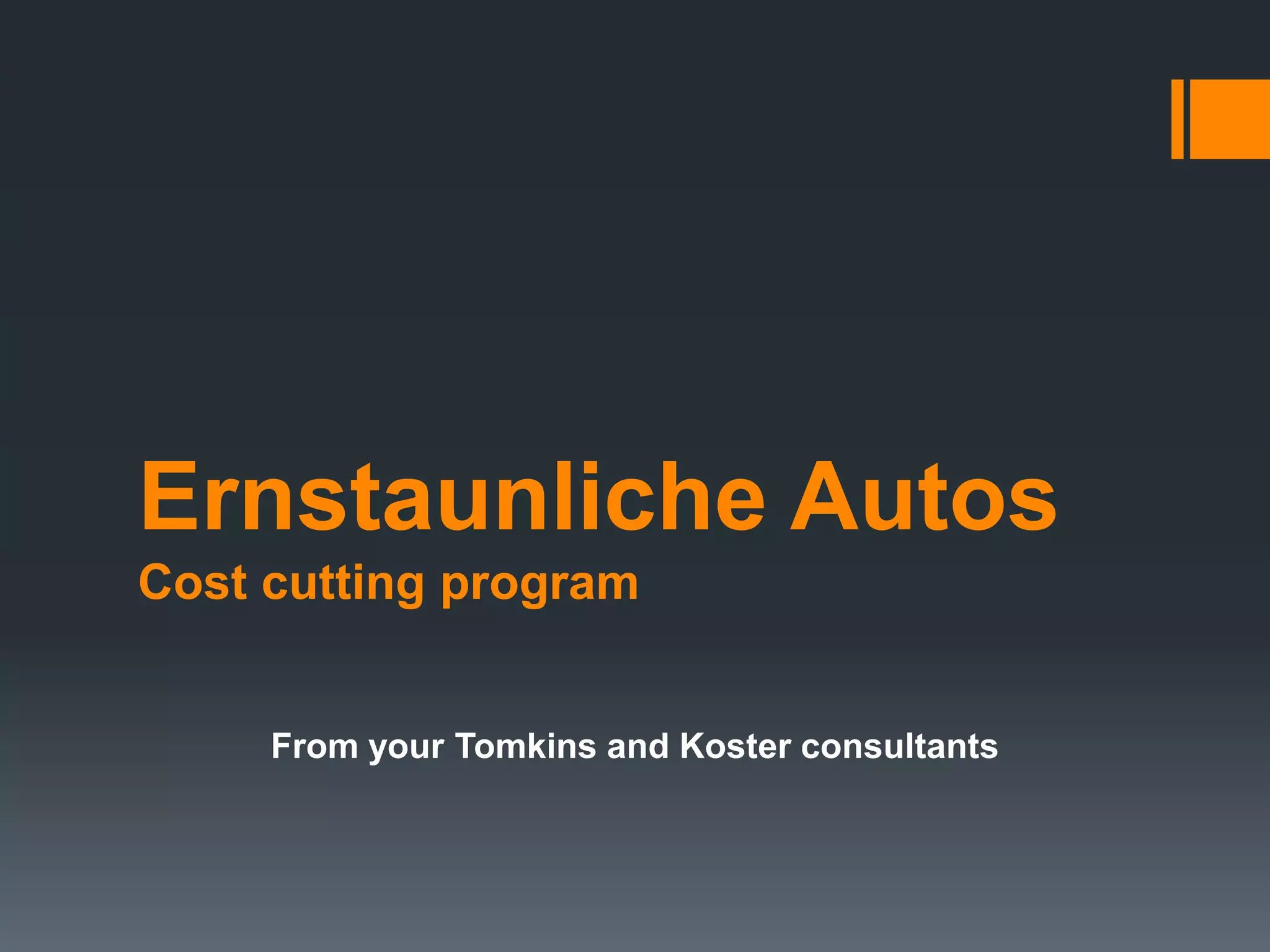 Ernstaunliche autos | PPTX | Automotive Industry | Industries