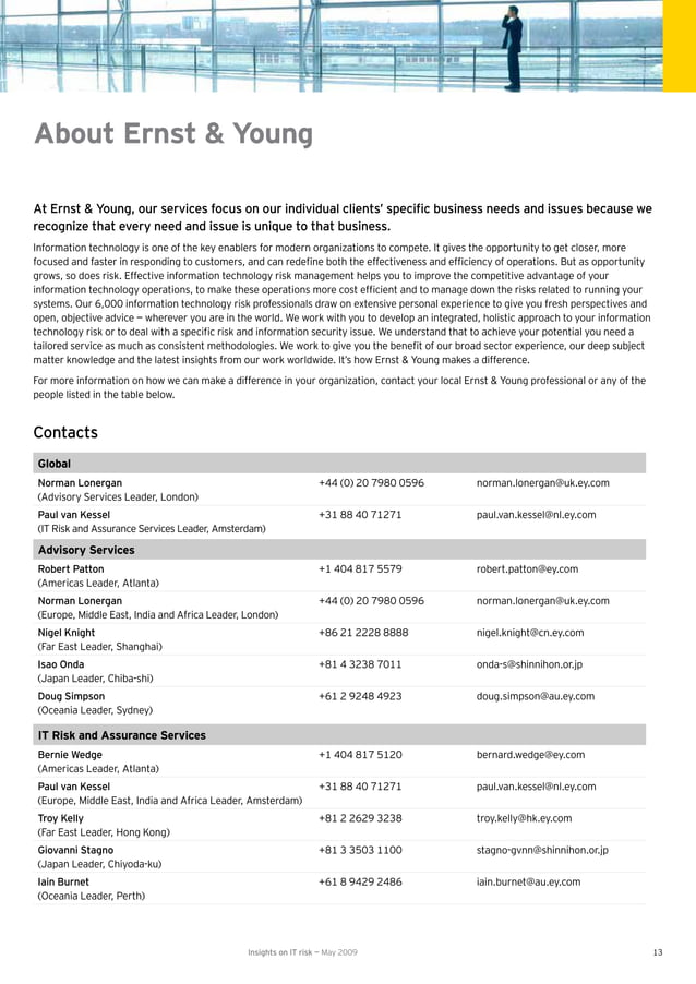 Increasing flexibility through IT outsourcing, por Ernst & Young | PDF