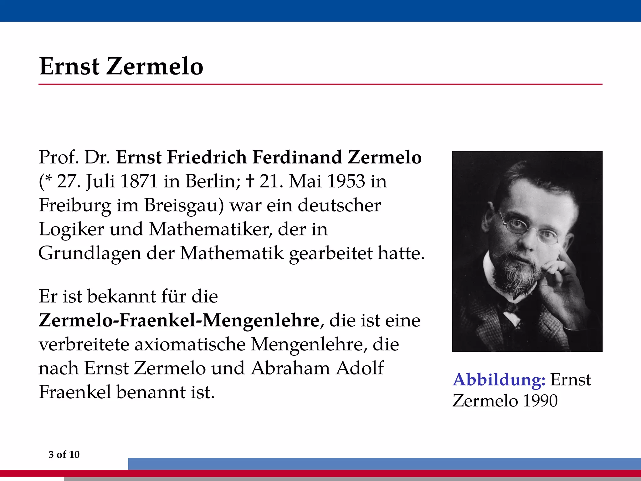 Ernst Zermelo Straße