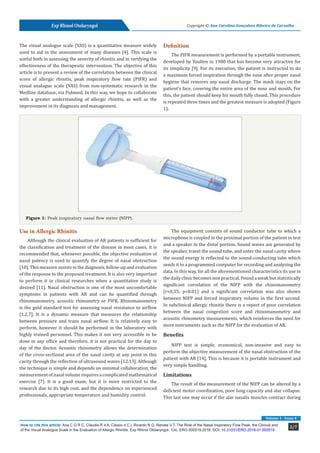 Crimson Publishers-The Role of the Nasal Inspiratory Flow Peak, the Clinical and of the Visual ...