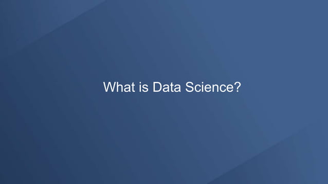 Data Science Demystified | PPT