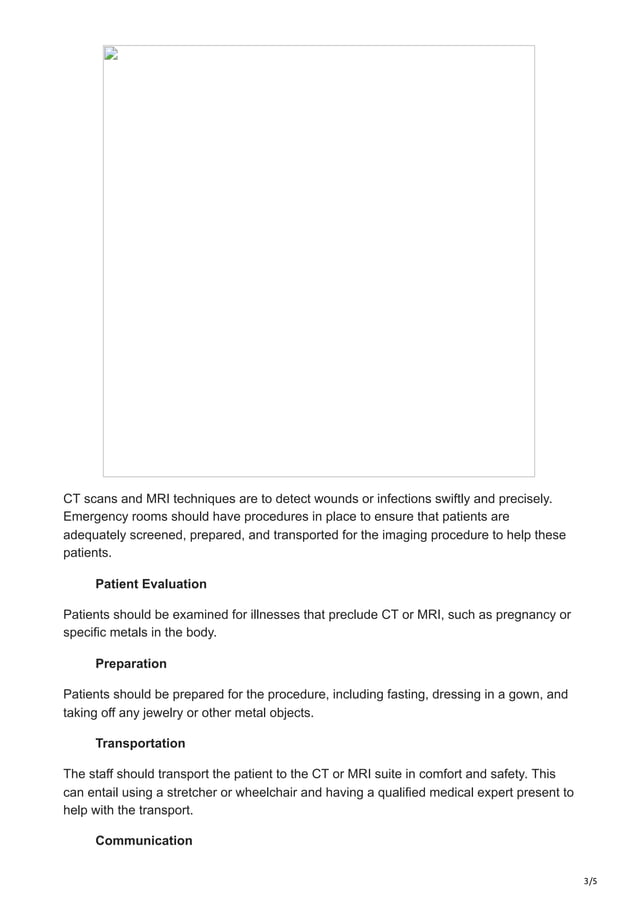 An Explanation Of The Differences Between An MRI And a CT Scan | PDF ...