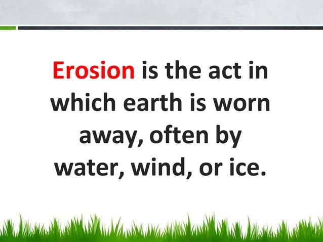 Erosion Ppt | PPTX | Geography | Science