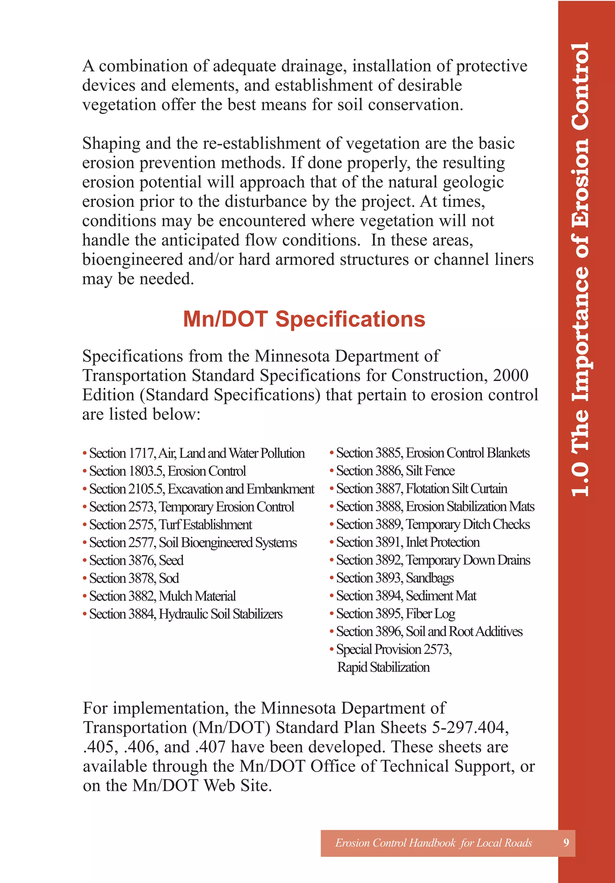 Erosion control-handbook-for-local-roads by us dept of highway | PDF