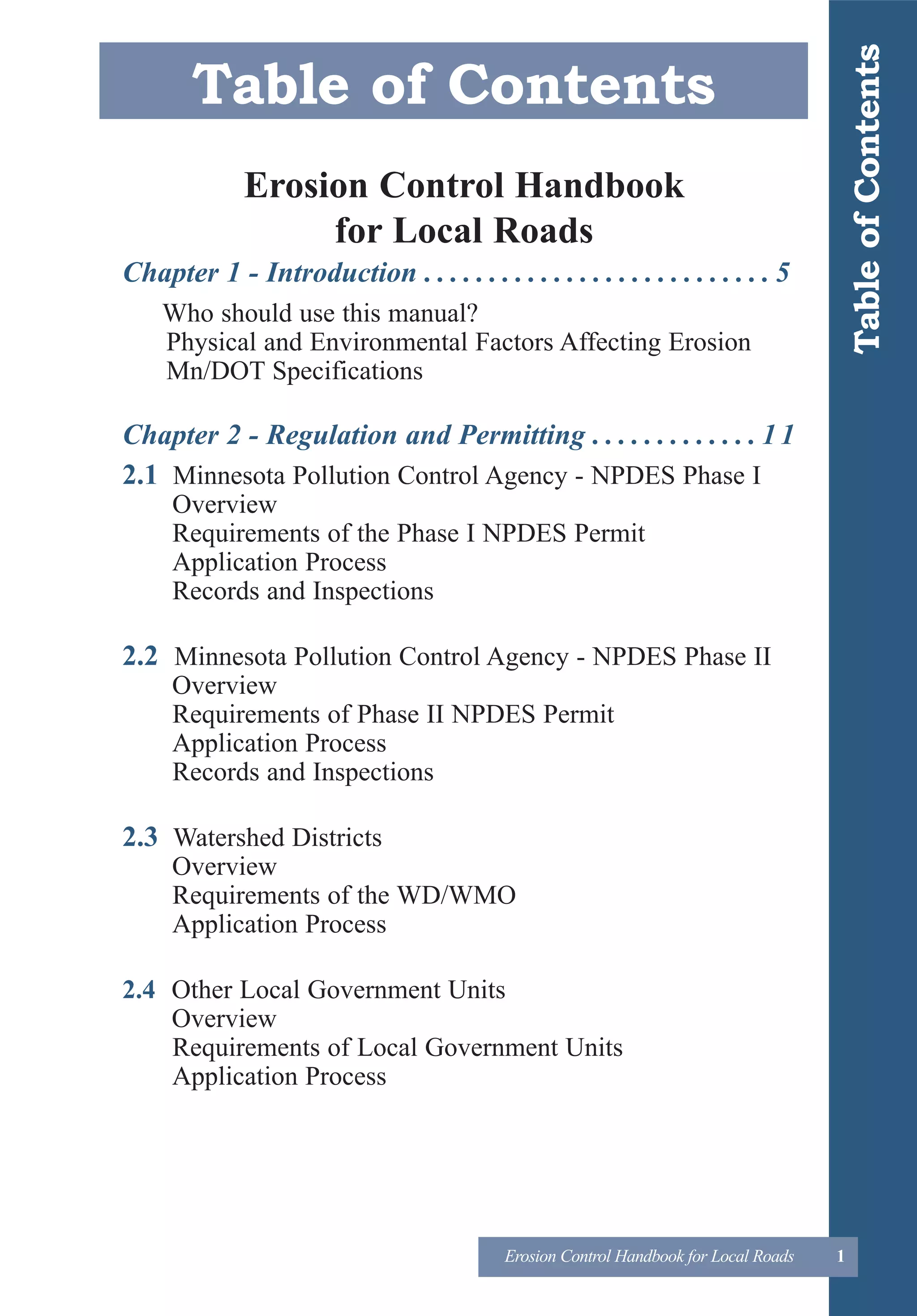 Erosion control-handbook-for-local-roads by us dept of highway | PDF