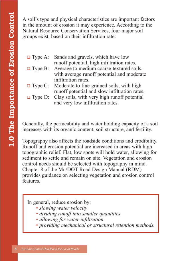 Erosion control-handbook-for-local-roads by us dept of highway | PDF