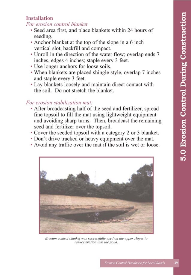 Erosion control-handbook-for-local-roads by us dept of highway | PDF ...