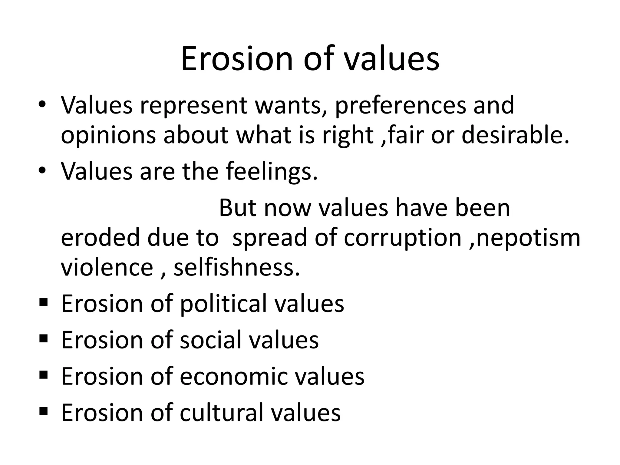 Erosion-of-valuesErosion-of-valuesErosion-of-values | PPTX