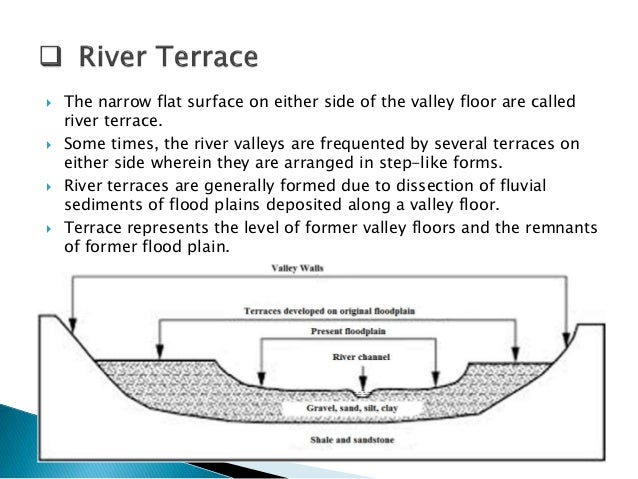 Erosional and depositional landforms