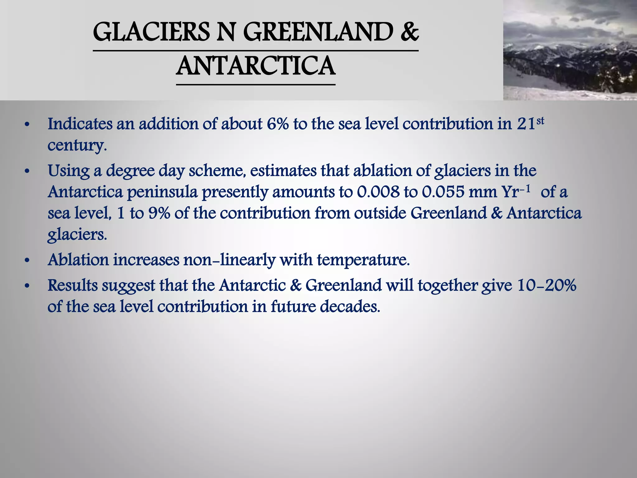 Erosional And Depositional Glacial Landforms Pptx