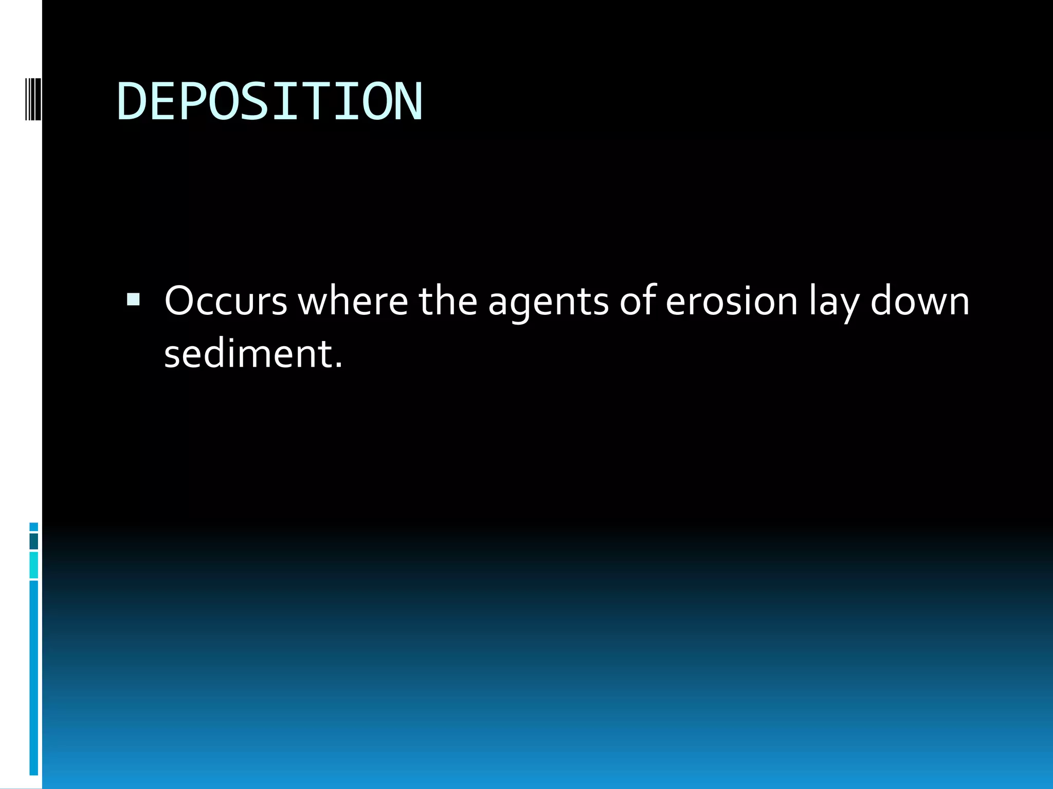 Erosion and Deposition | PPTX
