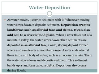 Physical elements of Erosion & Deposition | PPT