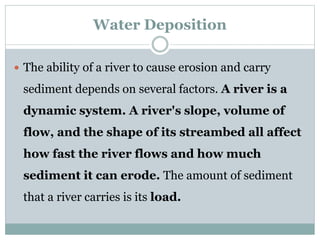 Physical elements of Erosion & Deposition | PPT