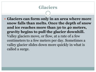Physical elements of Erosion & Deposition | PPT