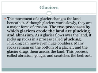 Physical elements of Erosion & Deposition | PPT