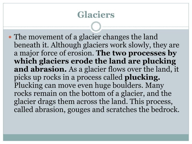 Physical elements of Erosion & Deposition | PPT